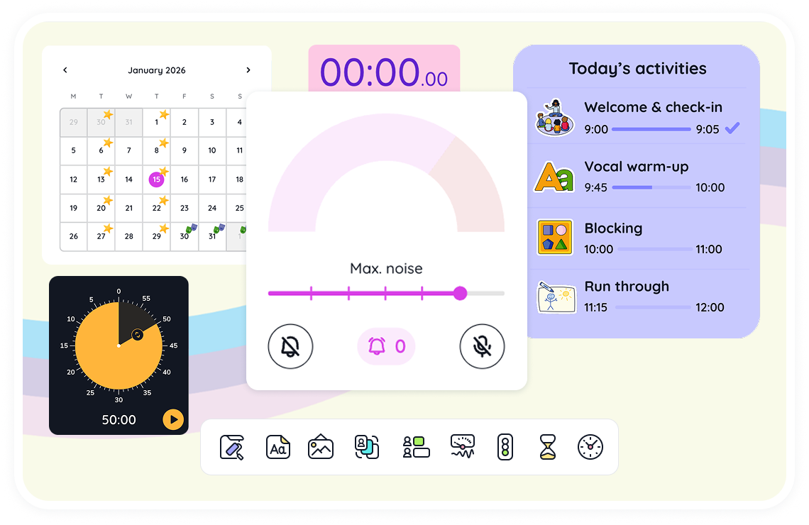 Classroomscreen for Drama Teachers: Streamline Rehearsals & Performances