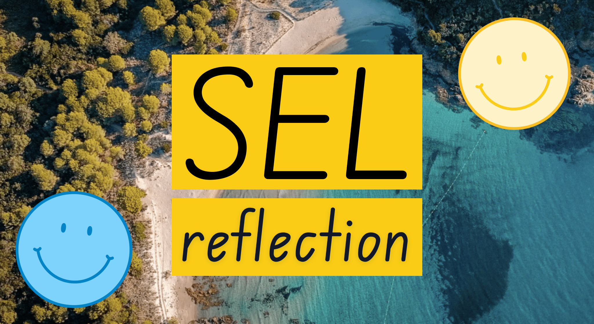 Calm the class with our SEL reflection screen