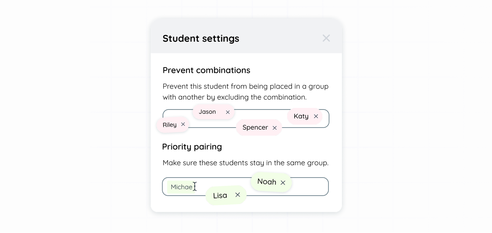 Generate groups in one click with our online group maker