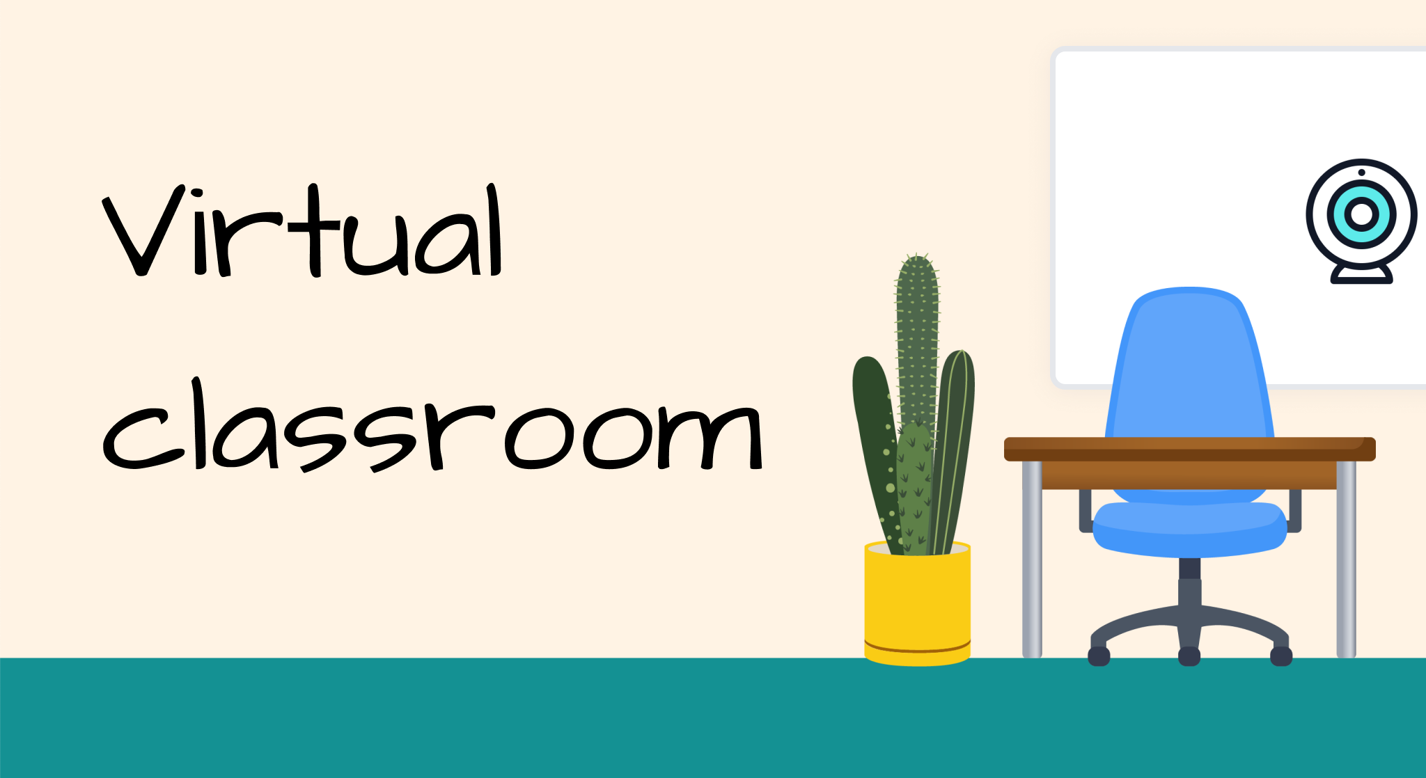 Use this virtual classroom template for remote teachers