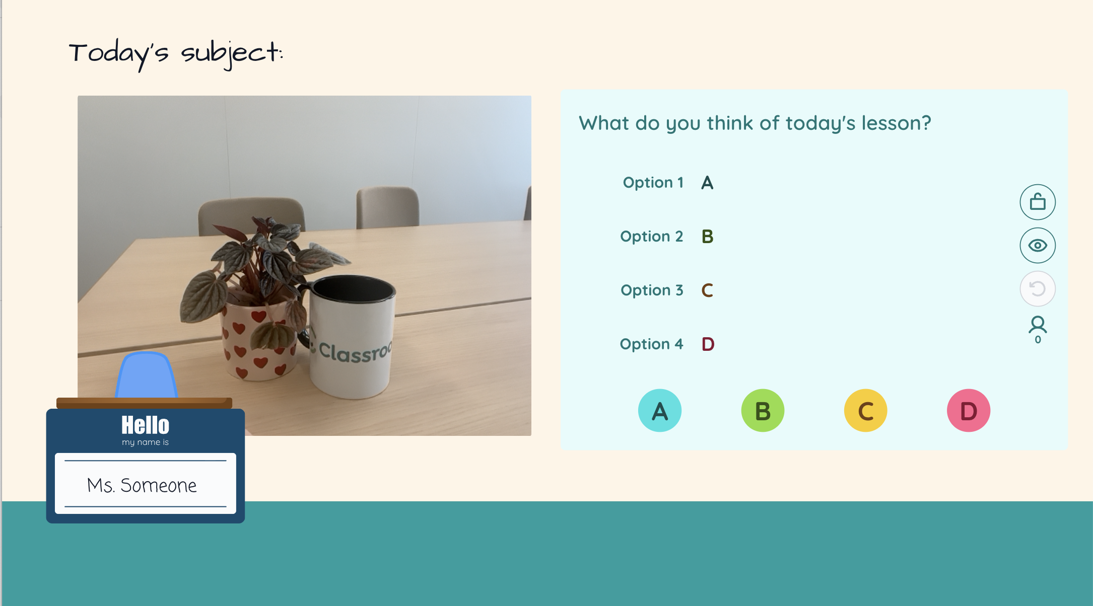 Use this virtual classroom template for remote teachers
