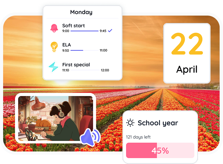 Create your own free editable morning slide