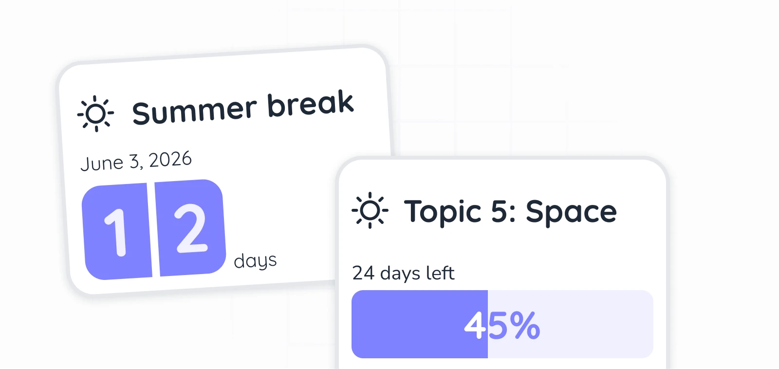 Countdown to big moments with the Event countdown widget