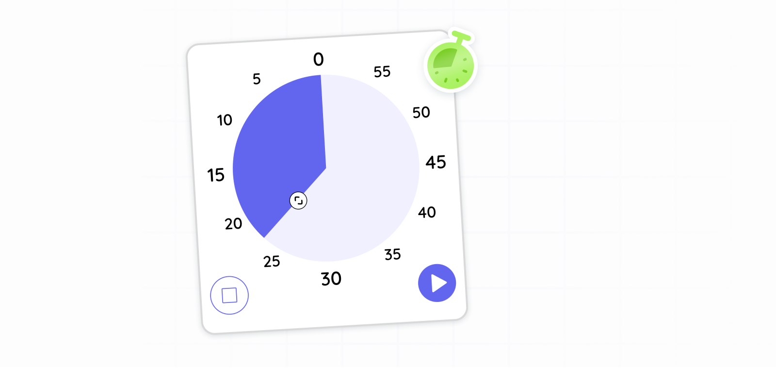 Manage class time effectively with the Visual Timer widget